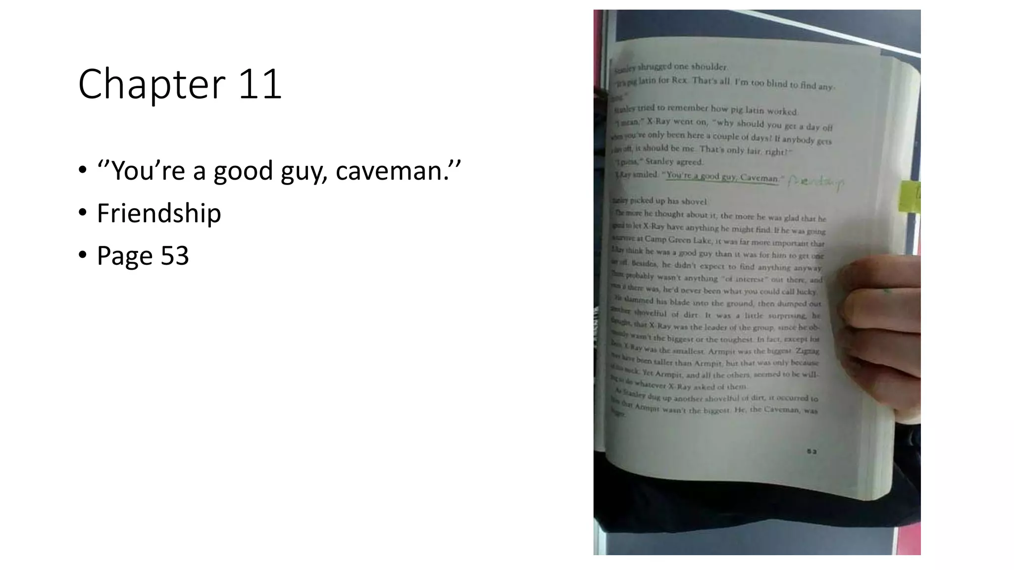 Holes Key Quotes - All Chapters | PPTX