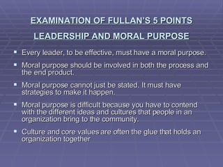 Fullans Power Point | PPT