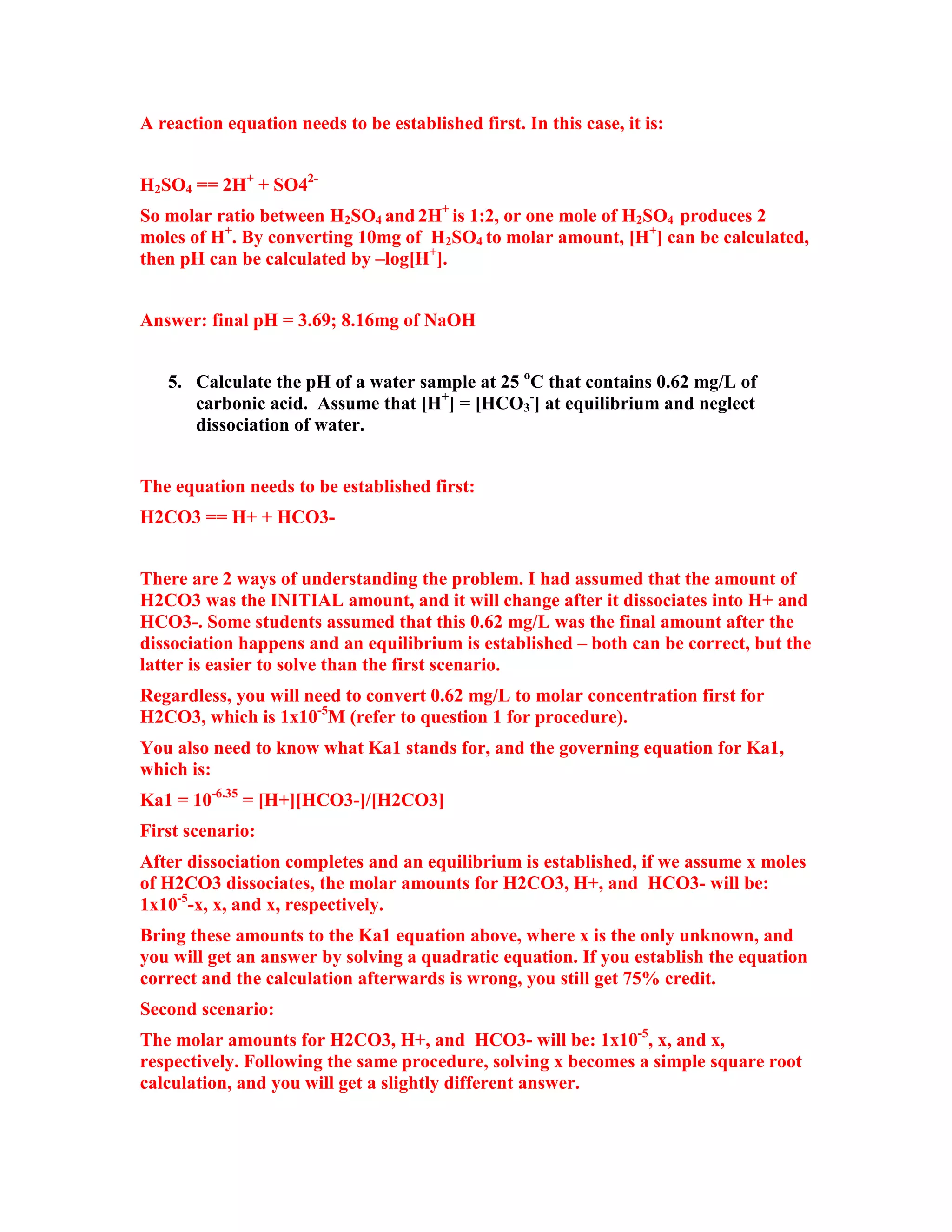 Full answer key to hw2 | PDF | Chemistry | Science