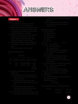 Full answers textbook science form 2 (3) (2) | PDF