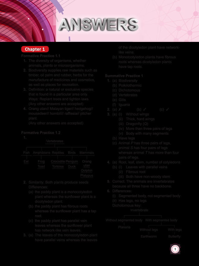 Full answers textbook science form 2 (3) (2) | PDF