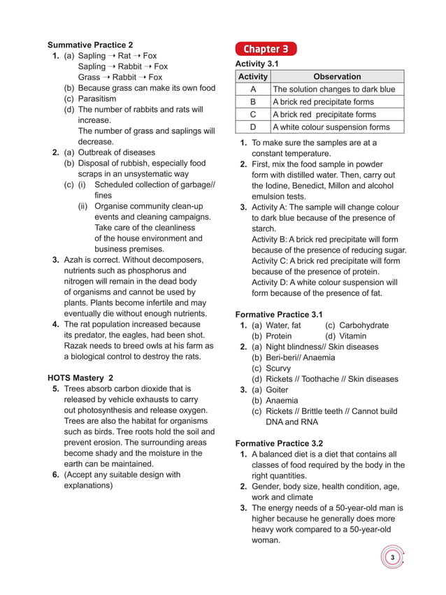 Full answers textbook science form 2 (3) (2) | PDF