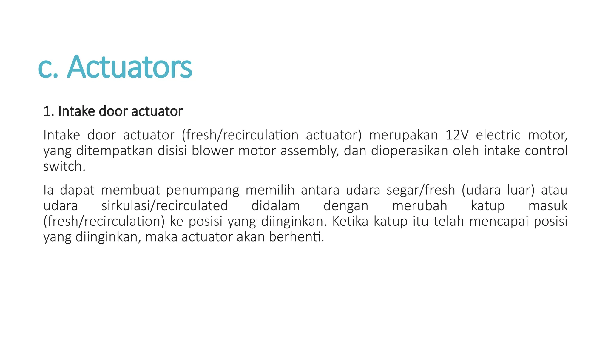 FULL AUTOMATIC TEMPERATURE CONTROL.pptxe | PPT