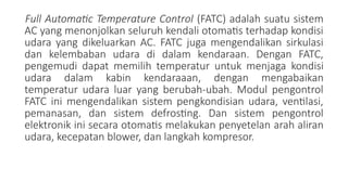 FULL AUTOMATIC TEMPERATURE CONTROL.pptxe | PPT
