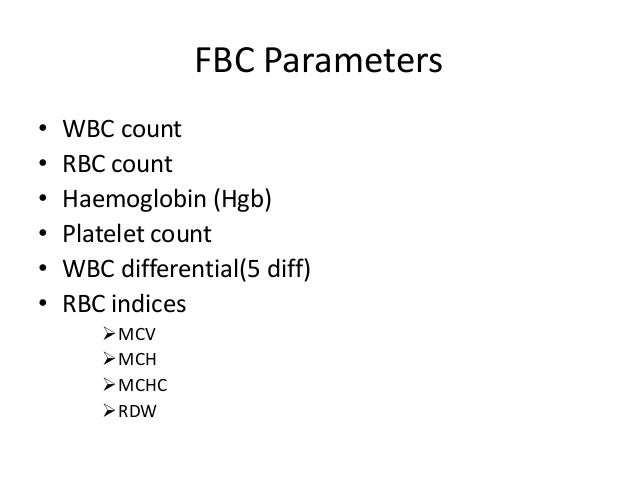 Full Blood Count (FBC) - Thyolo Hospital, Malawi