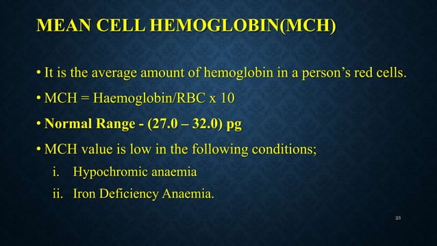 Full Blood Count (FBC) Interpretation.pptx | Blood Disorders | Diseases ...