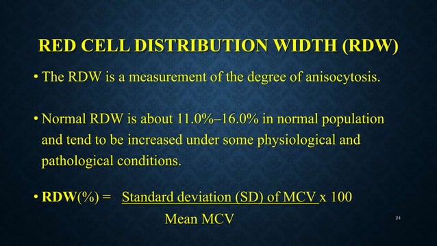 Full Blood Count (FBC) Interpretation.pptx | Blood Disorders | Diseases ...