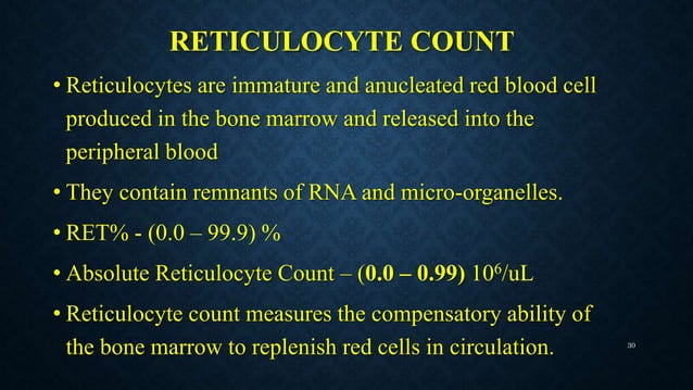 Full Blood Count (FBC) Interpretation.pptx | Blood Disorders | Diseases ...