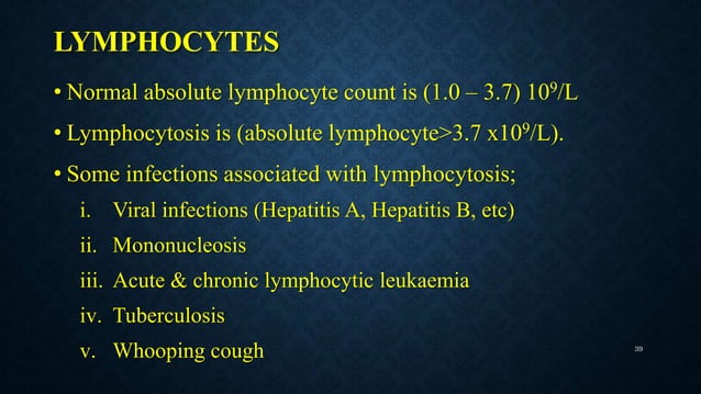 Full Blood Count (FBC) Interpretation.pptx | Blood Disorders | Diseases ...