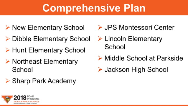 Jackson Public Schools - Bond Program Overview | PPT