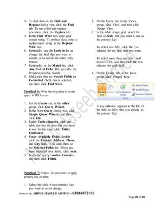 ICS Part 2 Computer Science Short Notes | DOCX
