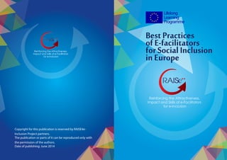 Best Practices of E-facilitators for Social Inclusion in Europe | PDF