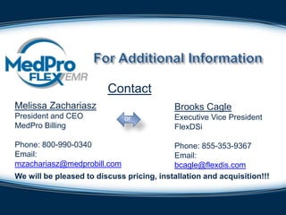 Melissa Zachariasz & Medpro's new Offerings | PPT