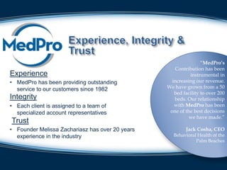 Melissa Zachariasz & Medpro Annouce FlexEMR | PPT