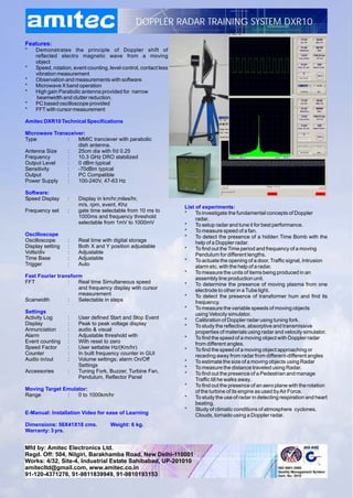 Amitec RF and Microwave Product catalog | PDF