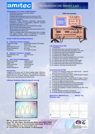Amitec RF and Microwave Product catalog | PDF