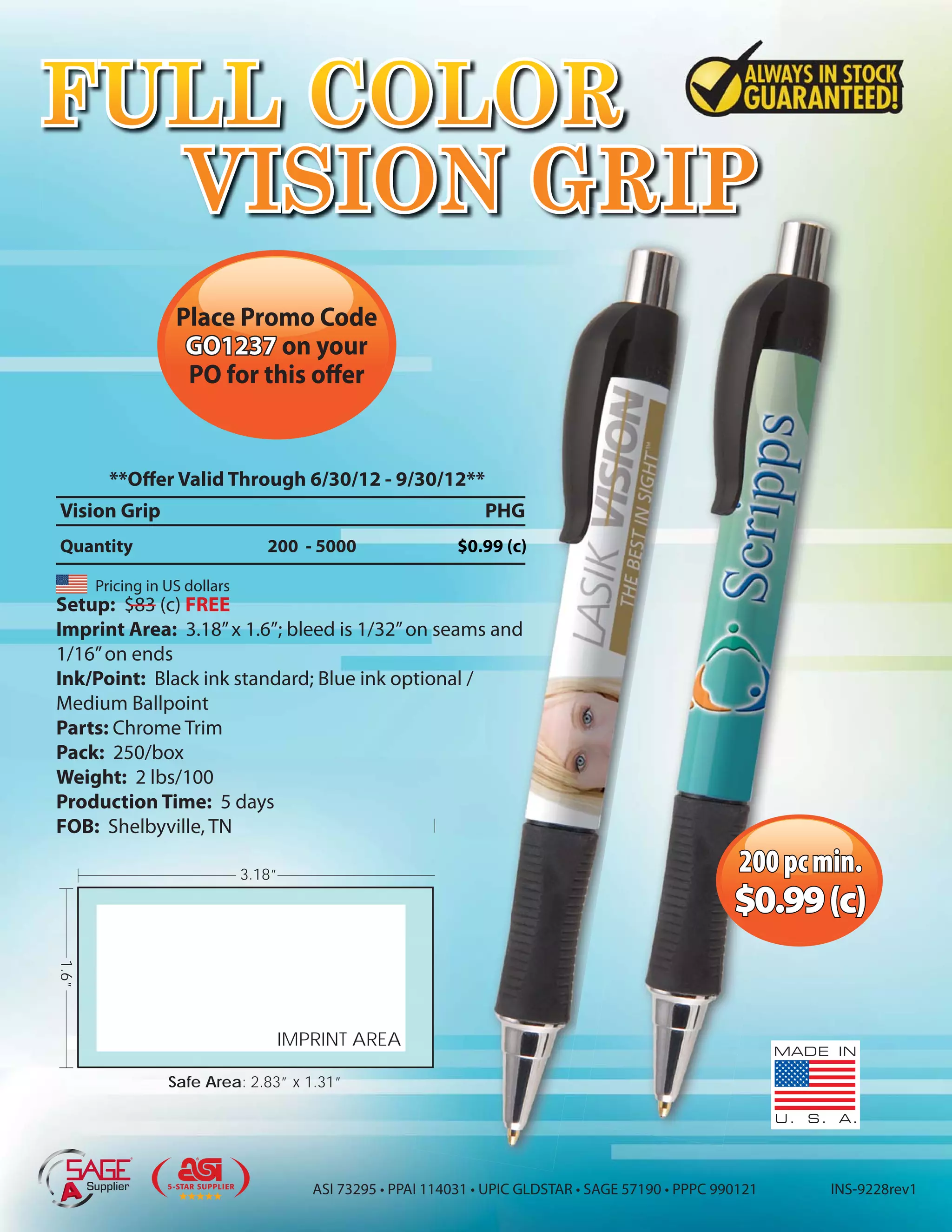 Full Color Vision Grip Pen | PDF