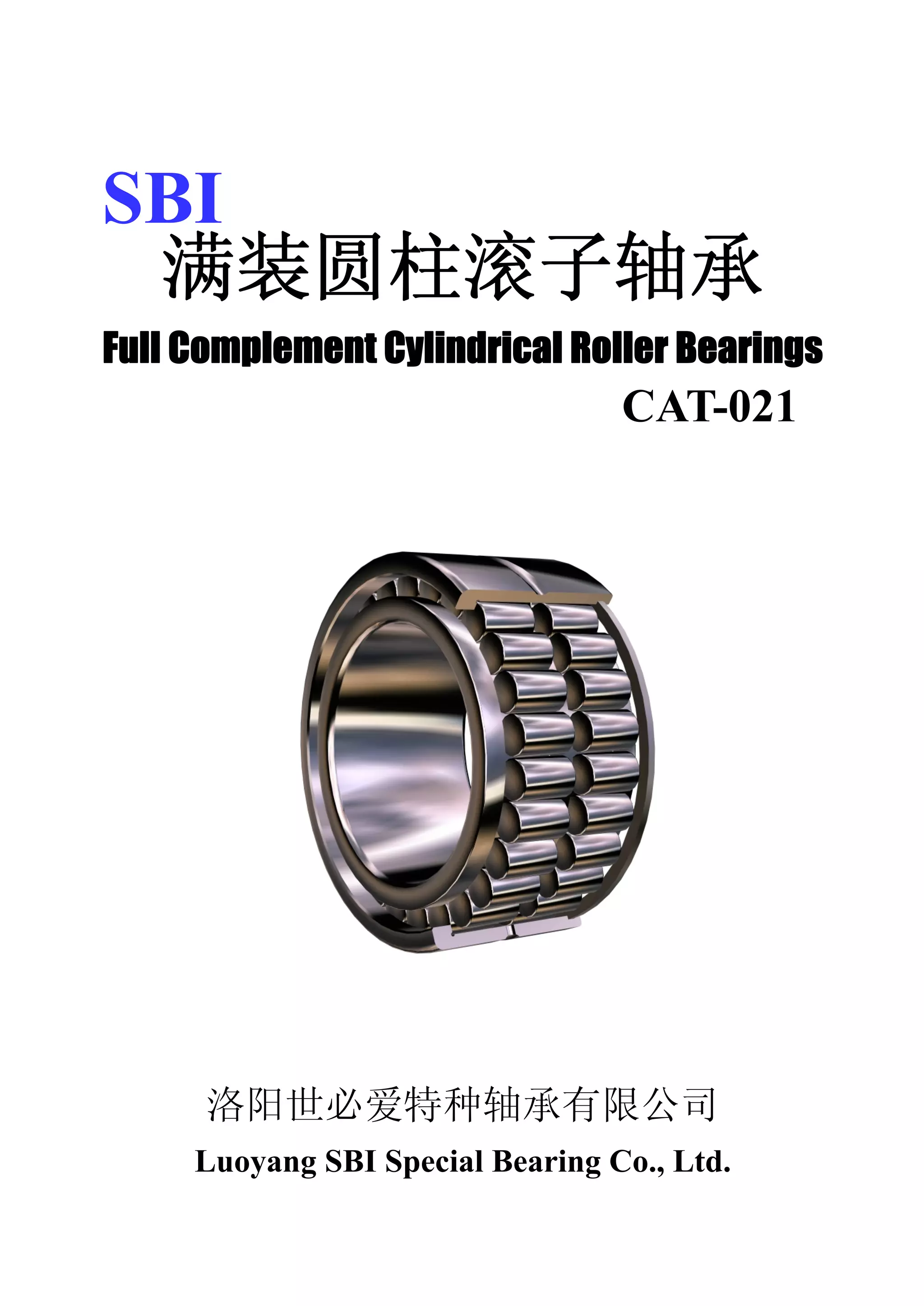 Full complement cylindrical roller bearings | PDF