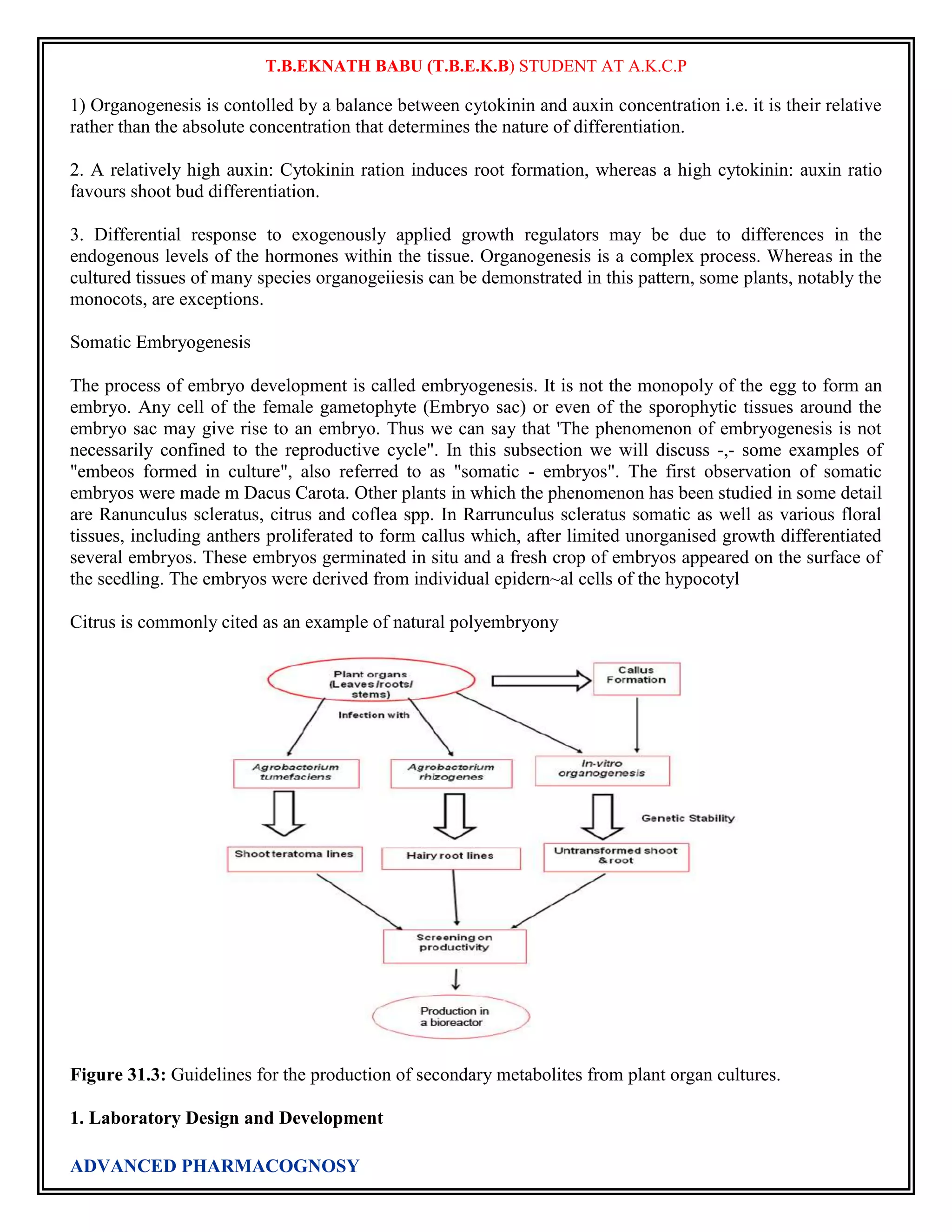 Advanced Pharmacognosy Notes | DOCX