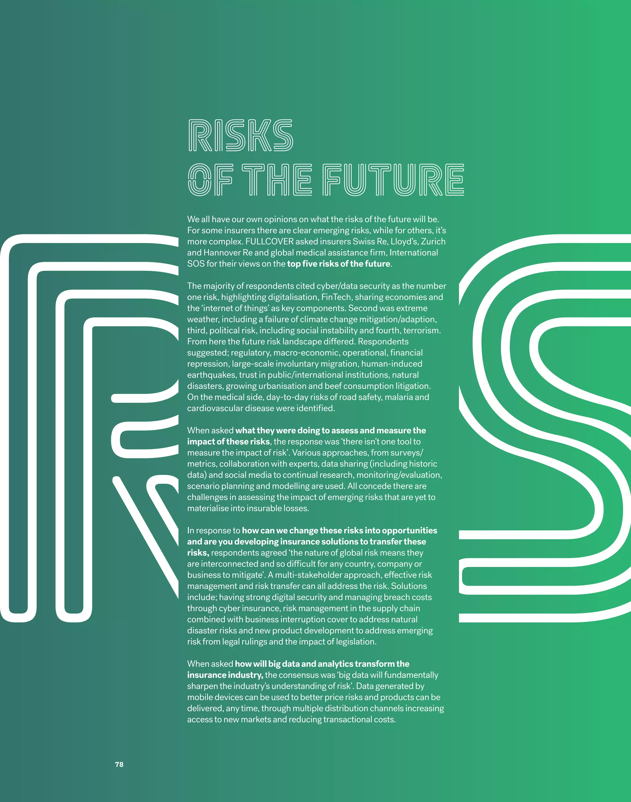 FULLCOVER 10 | Risks of the future | PDF