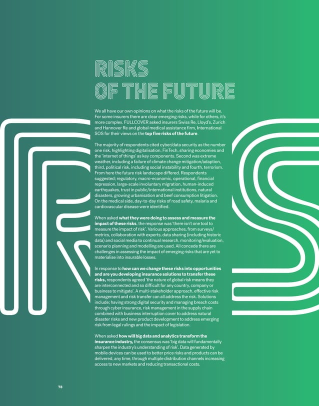 FULLCOVER 10 | Risks of the future | PDF