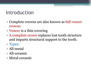 full coverage restorations.pptx