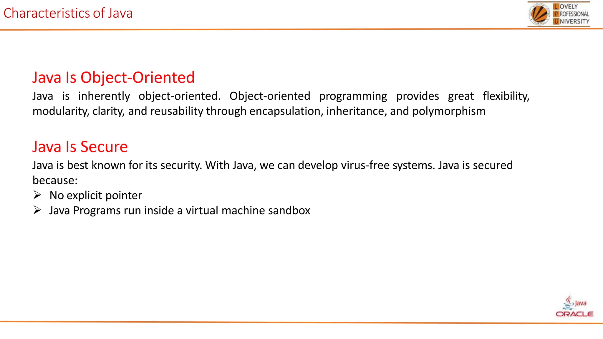 Full Cse 310 Unit 1 Ppt Pptx For Java Language Ppt