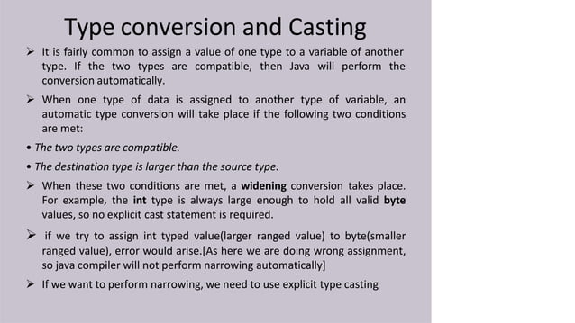 Full CSE 310 Unit 1 PPT.pptx for java language | PPT