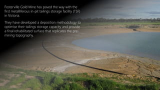 Full Cycle Tailings Management - Fosterville Gold Mine | PPTX