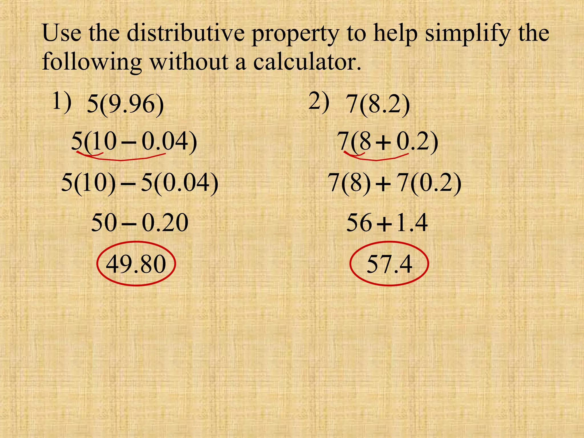 Distributive Property | PPT | Programming Languages | Computing