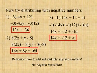 Distributive Property | PPT