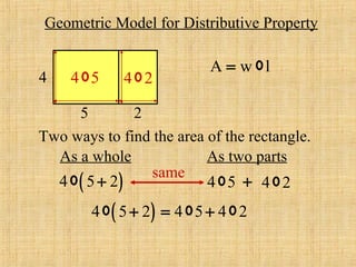 Distributive Property | PPT