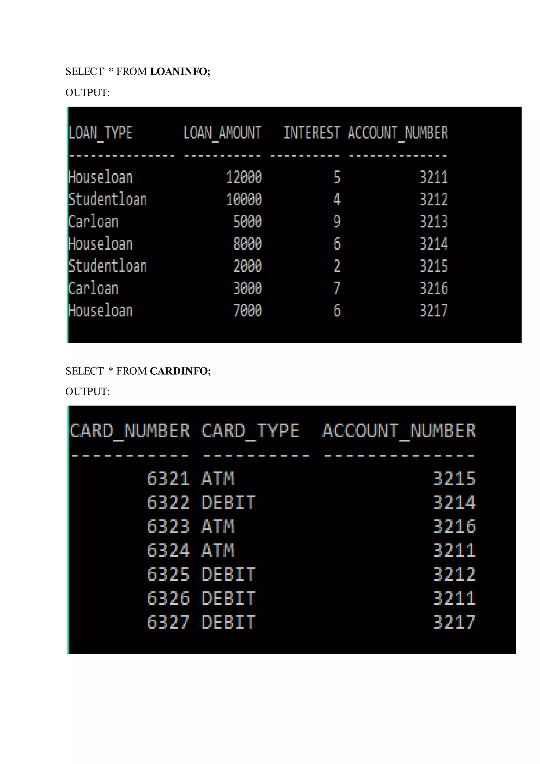 Banking Management System Project documentation | DOCX