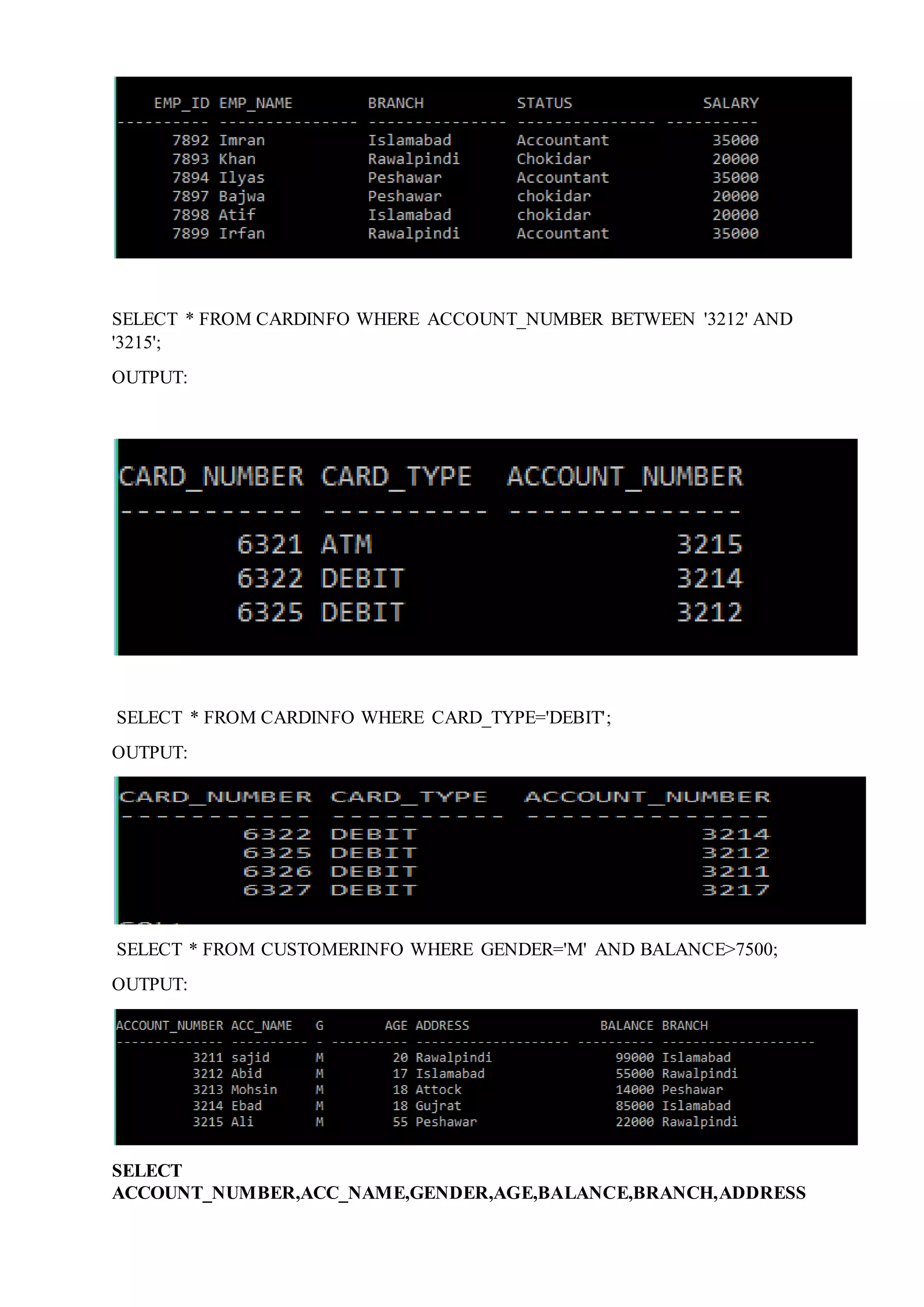 Banking Management System Project documentation | DOCX