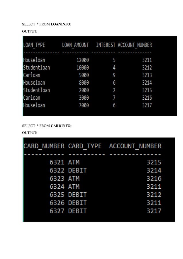 Banking Management System Project documentation | DOCX | Databases | Computer Software and ...