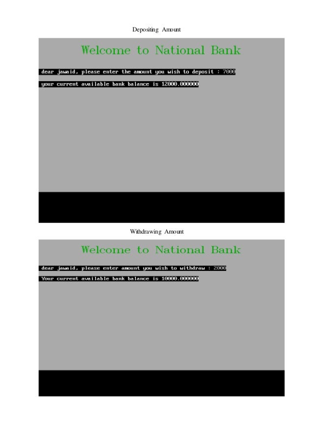 Banking Management System Project documentation Banking Management System Project documentation