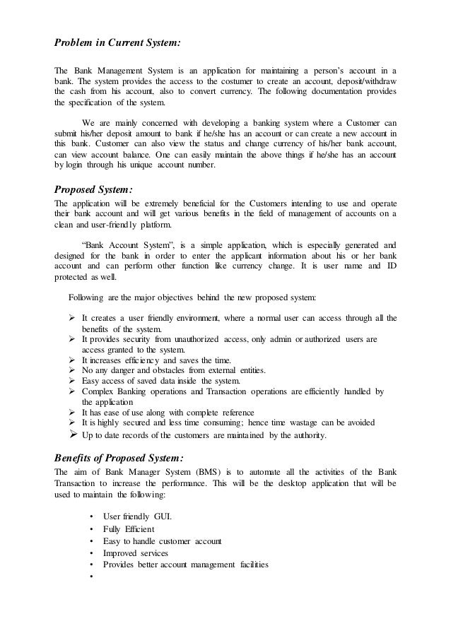 Banking Management System Project documentation Banking Management System Project documentation