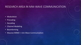 Full duplex and mm wave communication | PDF