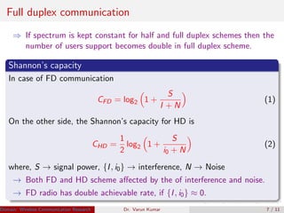 Full duplex communication | PDF