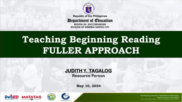 FULLER-APPROACH-BY-DELOSO-2. for Beginning Reading for Grade two ...