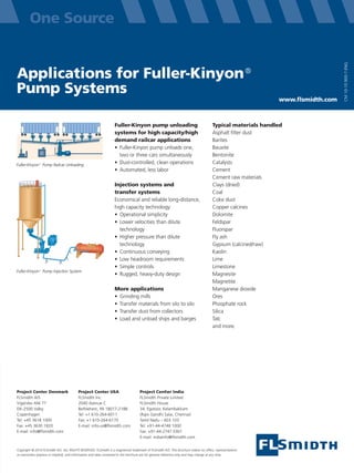 Fuller kinyon pump | PDF