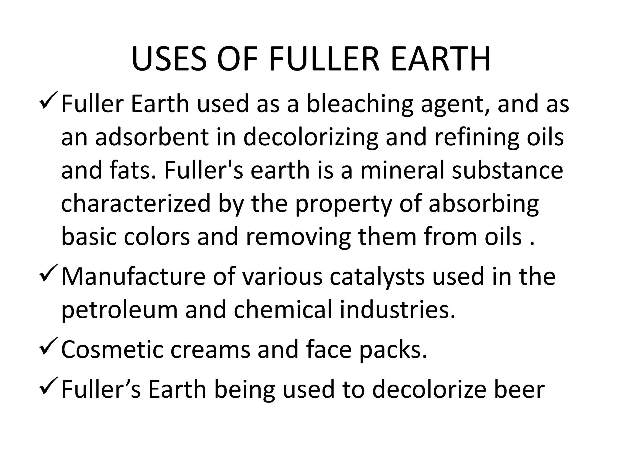 Fuller earth | PPTX