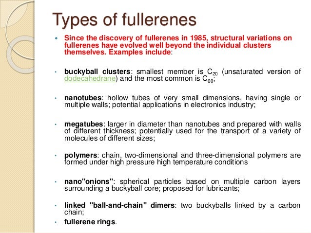 Uses Of Fullerene