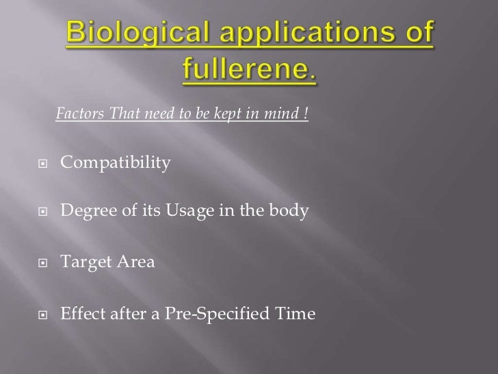 Uses Of Fullerene