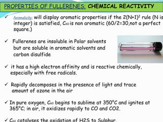 Fullerenes ppt | PPTX