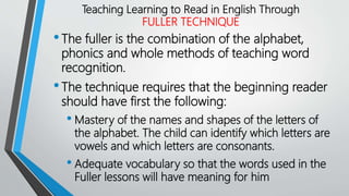 Fuller technique maam | PPTX