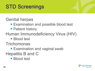 Medical Screenings for Women | PPT