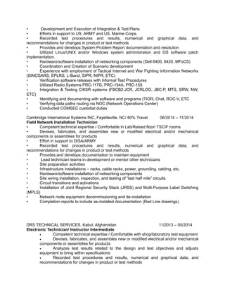 Full experience resume | DOC