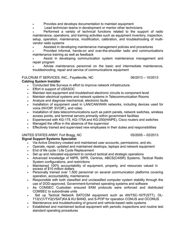 Full experience resume | PDF