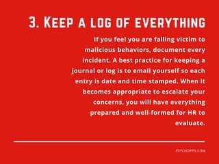 5 Steps for Handling a Bully at Work | PPT